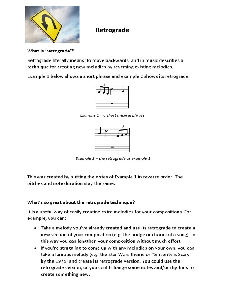 What Is Retrograde'? | PDF