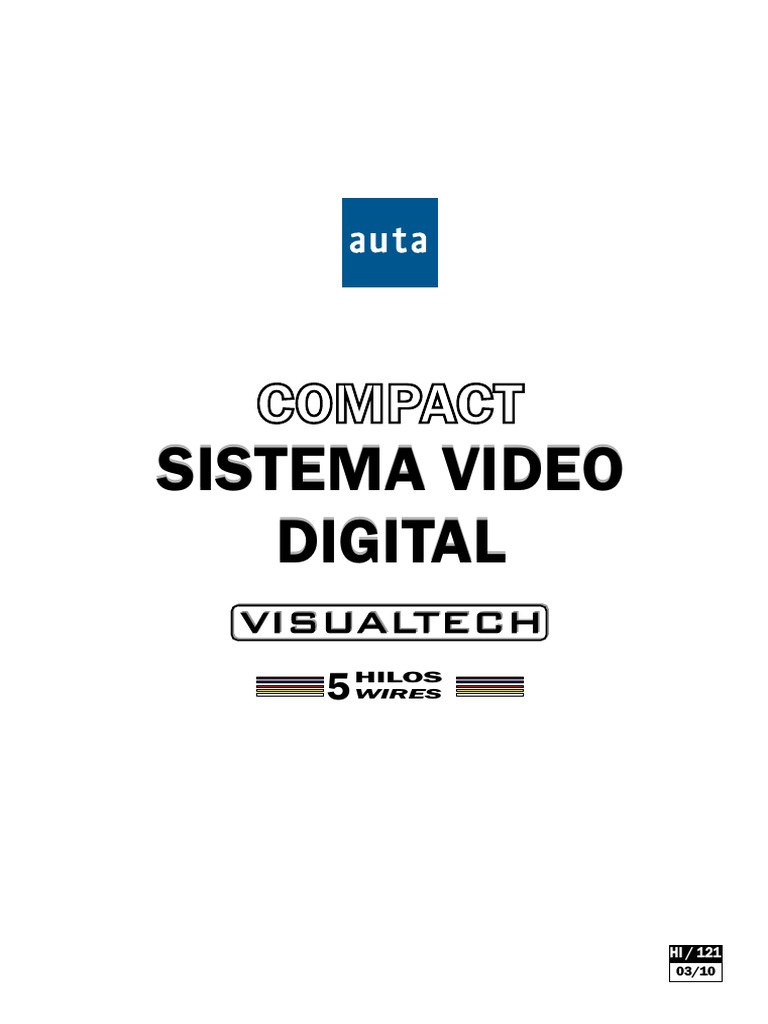 HI-121 Manual Sistema Visualtech 5hilos Sistema Video Digital Compact ...
