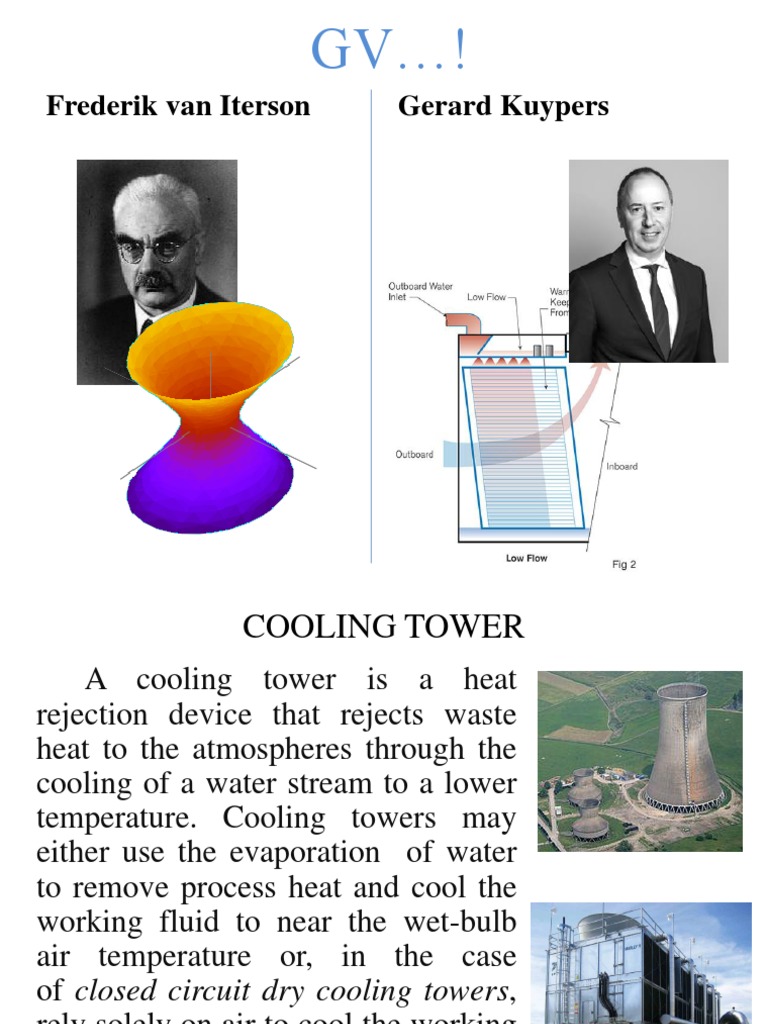 Cooling Tower Powerpoint Pdf Air Conditioning Hvac