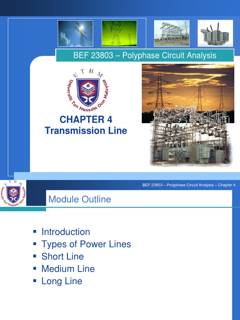 Transmission Line: BEF 23803 - Polyphase Circuit Analysis | PDF | Electric Power Transmission ...