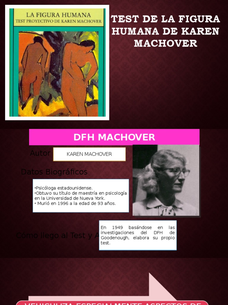 Análisis del Test de la Figura Humana de Karen Machover | PDF ...