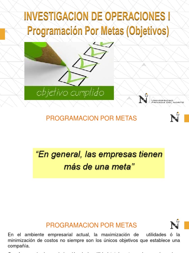 Programación Lineal por Metas (1).pptx | Función (Matemáticas ...