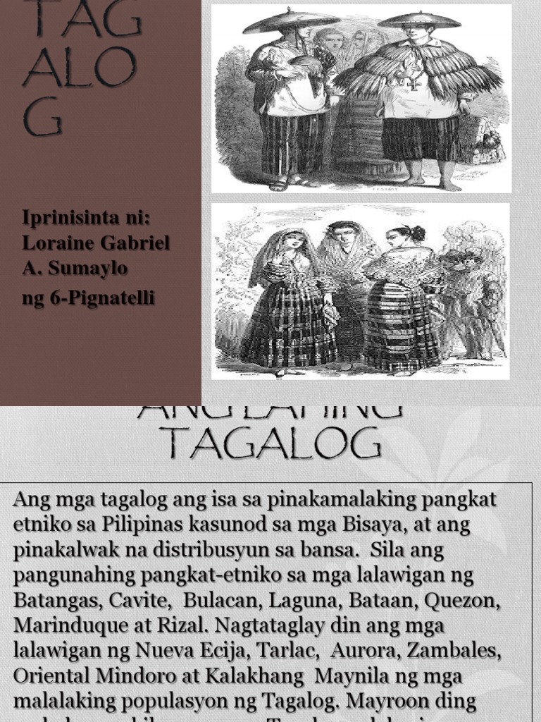 Ang Mga Tagalog | PDF