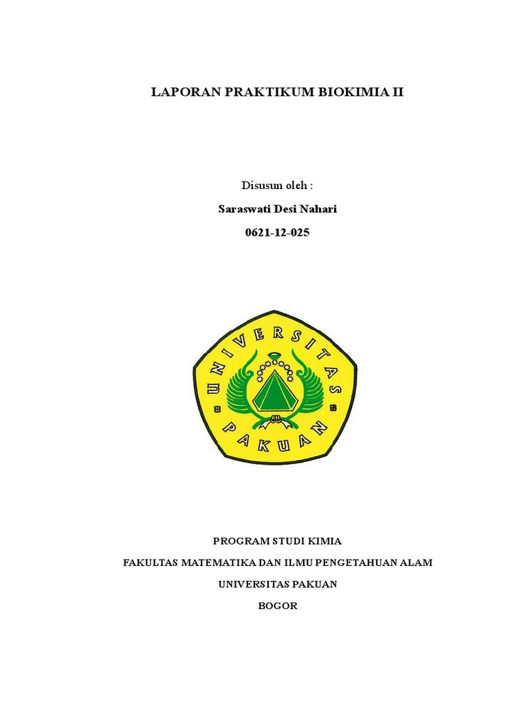 Laporan Praktikum Biokimia 2 | PDF