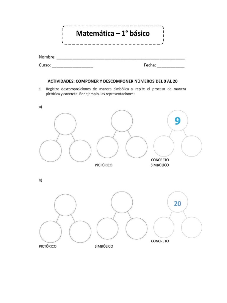 Componer y Descomponer Numeros | PDF