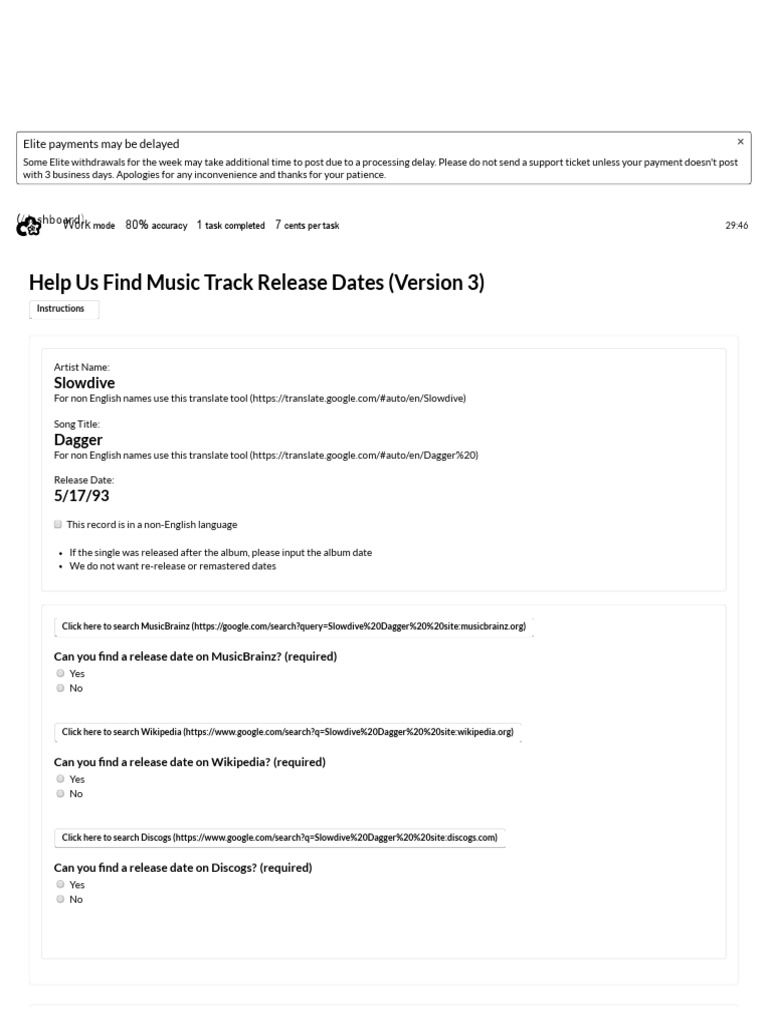 Working On Task - Tasks by CrowdFlower | PDF | Websites | Vocal Musical ...
