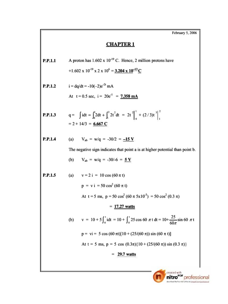 Sadiku Practice Problem Solutionpdf | Download Free PDF | Series And ... Sadiku Practice Problem Solutionpdf | Download Free PDF | Series And ...