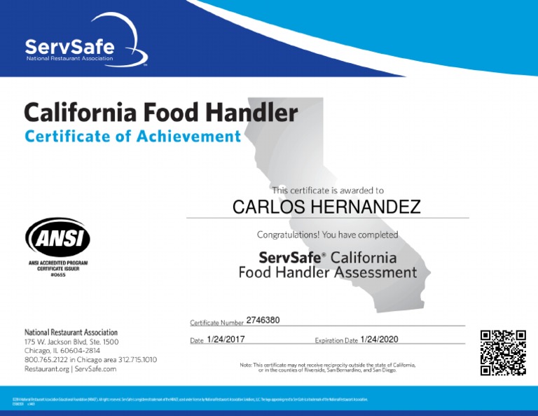 Servsafe | PDF