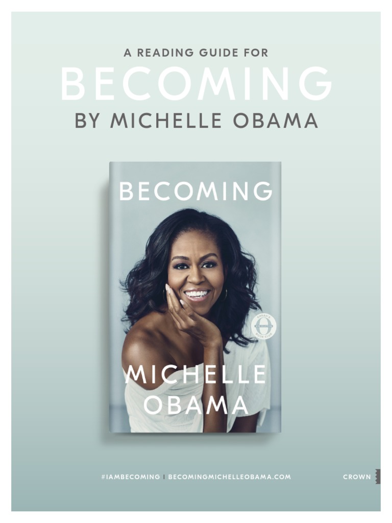 Becoming Michelle Obama Reading Guide | PDF | Michelle Obama | Barack Obama