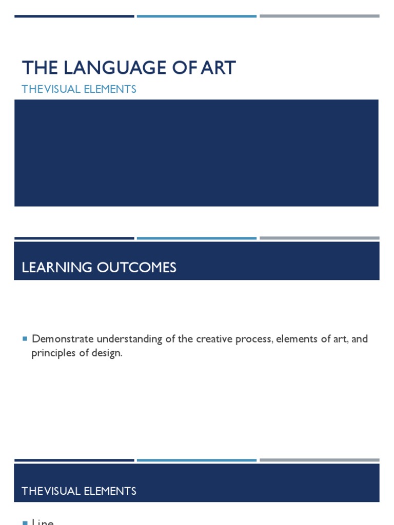 The Language of ART Lecture | PDF | Perspective (Graphical) | Color