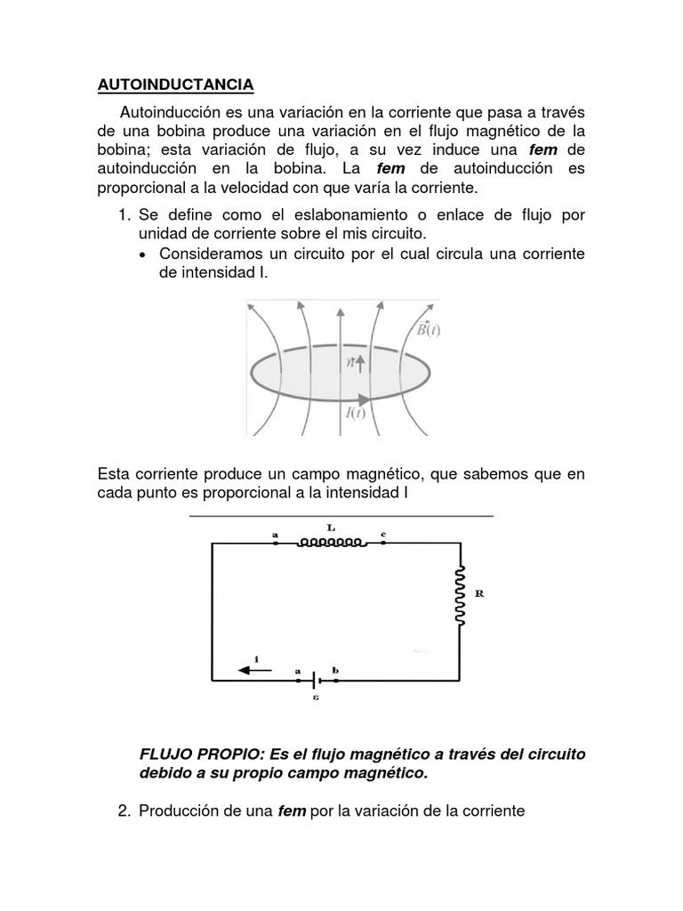 Auto Inductancia | PDF | Inductor | Inductancia