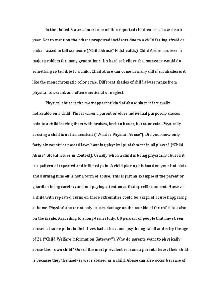 Child Abuse Paper Home VTFT | PDF | Child Abuse | Child Sexual Abuse