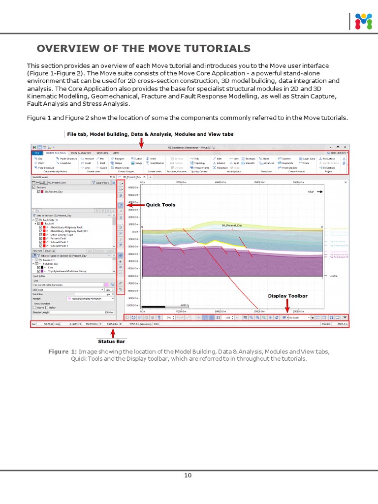 Overview of Move Tutorials for Structural Geological Modeling | PDF ...