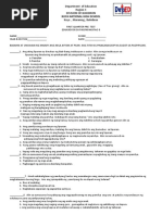 ESP - Grade 8 Periodical Exam | PDF