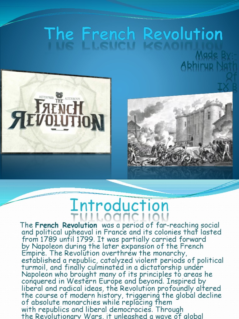 The French Revolution | PDF | French Revolution | France