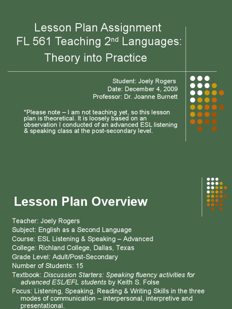 Advanced ESL Lesson Plan on Marijuana | PDF | English As A Second Or ...