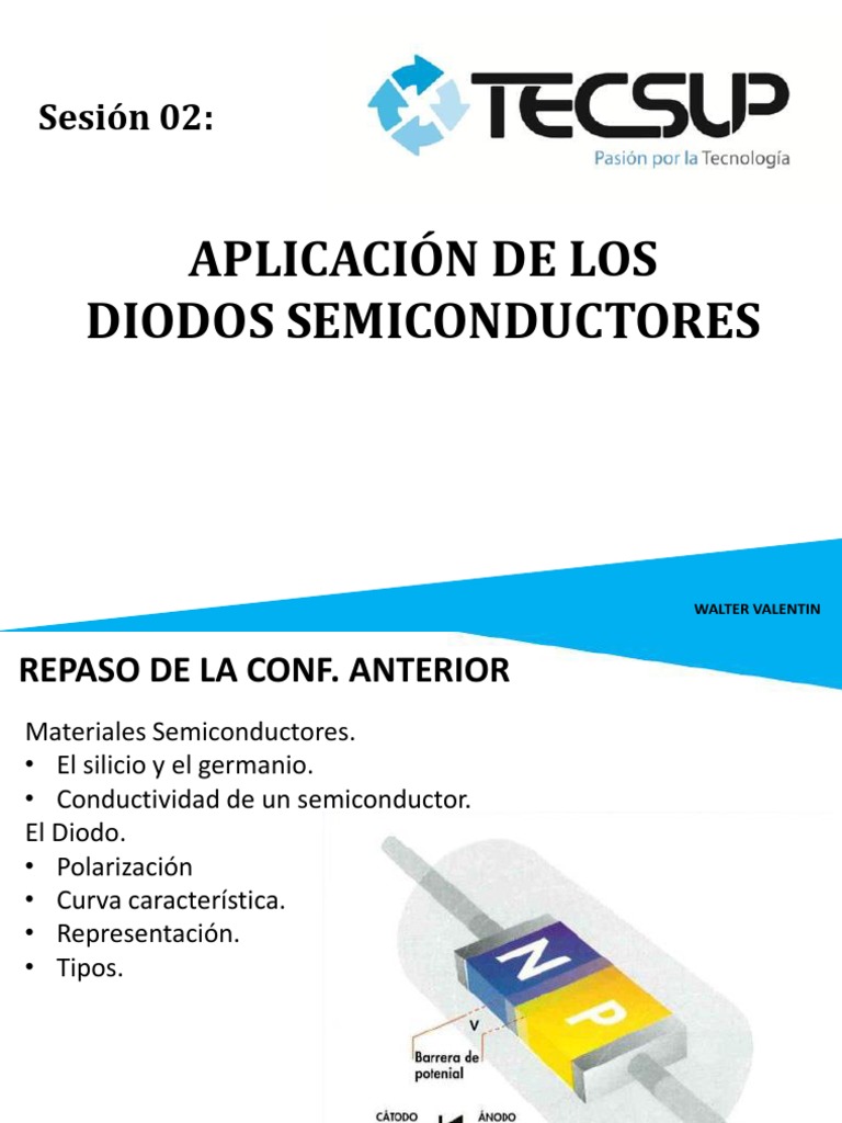 Aplicación y análisis de circuitos con diodos semiconductores | PDF | Rectificador | Diodo
