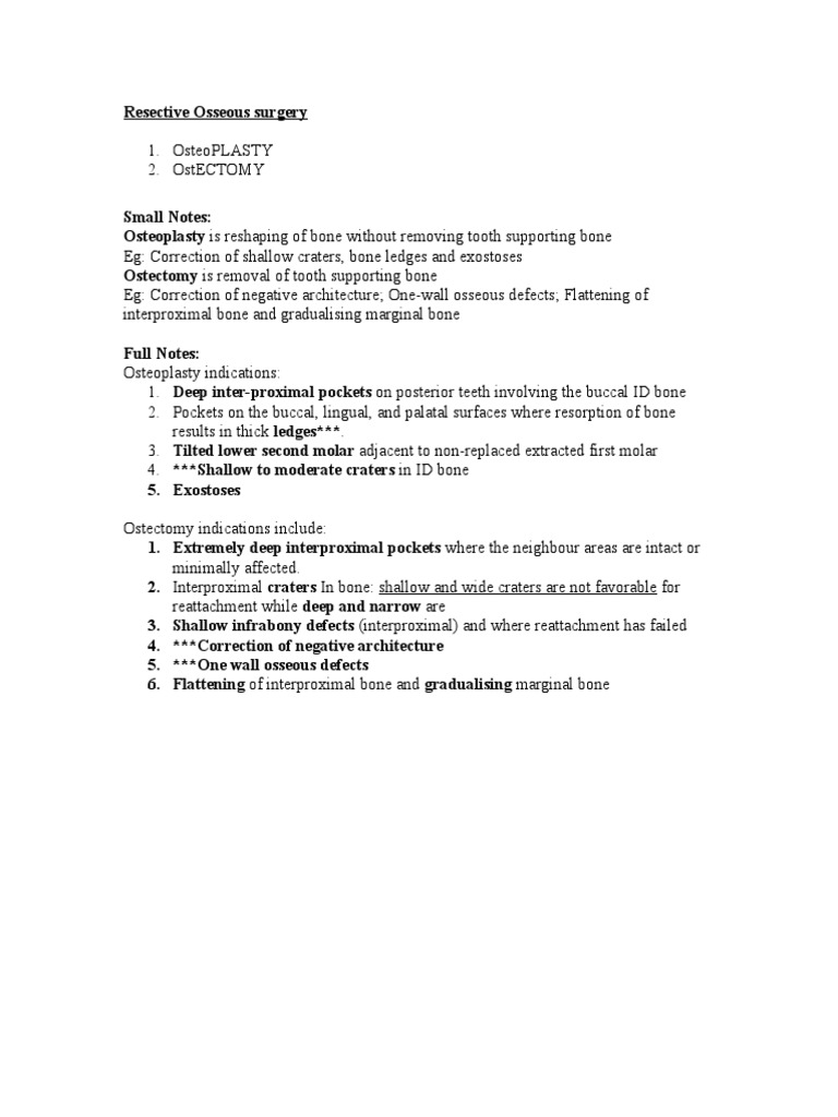 Oral Surgery Notes | PDF