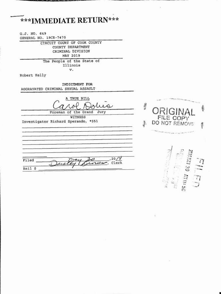 New R. Kelly Charges | PDF