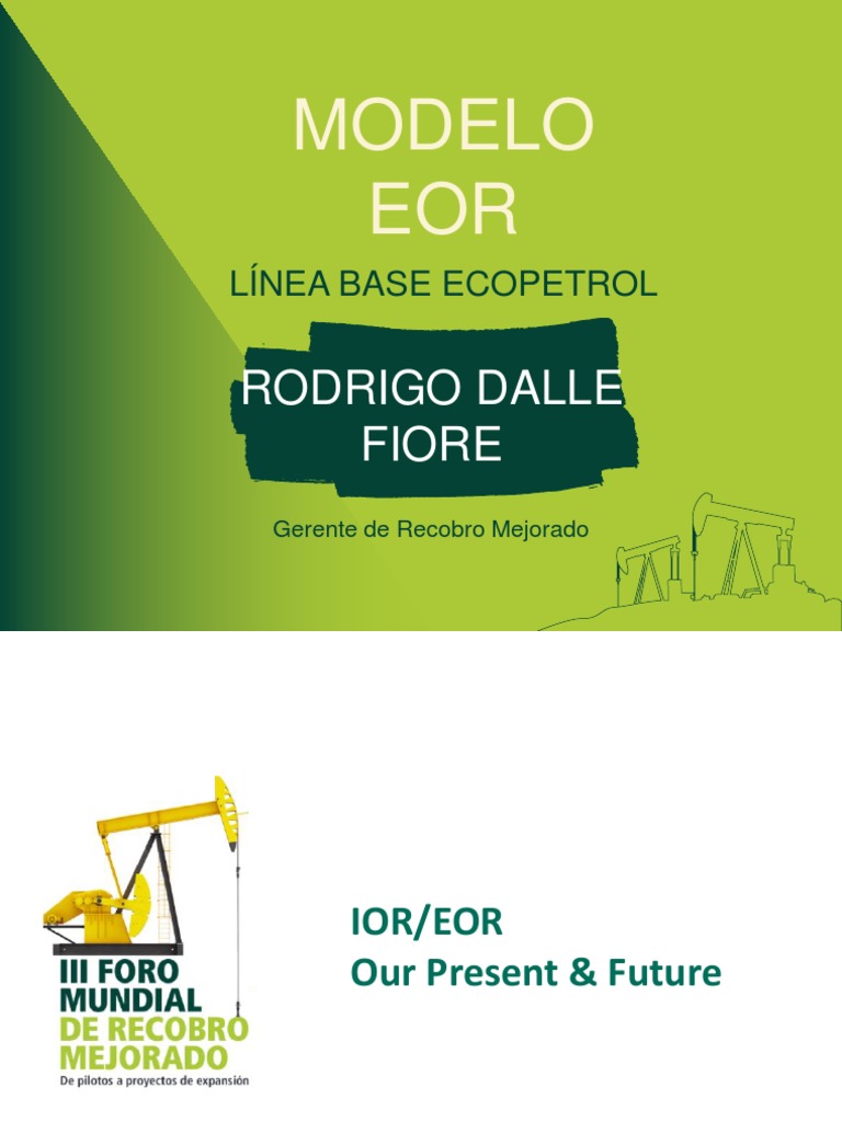 Rodrigo Dalle Fiore - Modelo EOR Línea Base ECP | PDF | Enhanced Oil ...