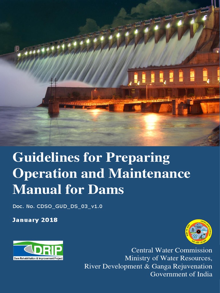 Guidelines For Preparing Operation and Maintenance Manual For Dams ...