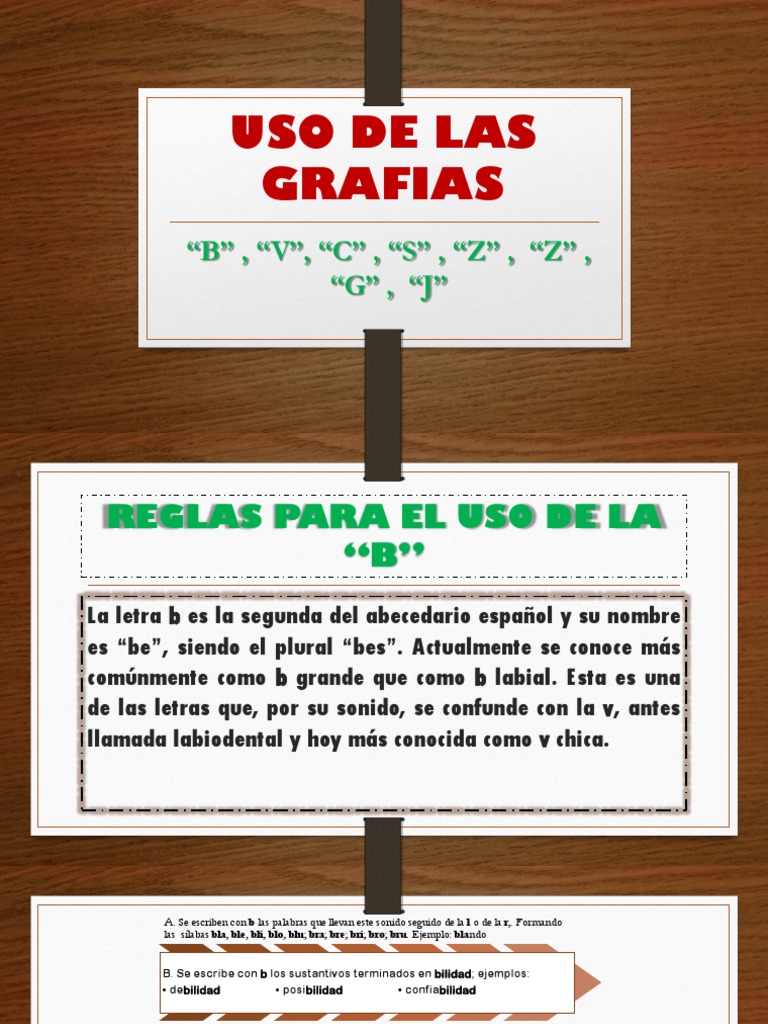 Uso de Grafías | Descargar gratis PDF | Lengua española | Sustantivo