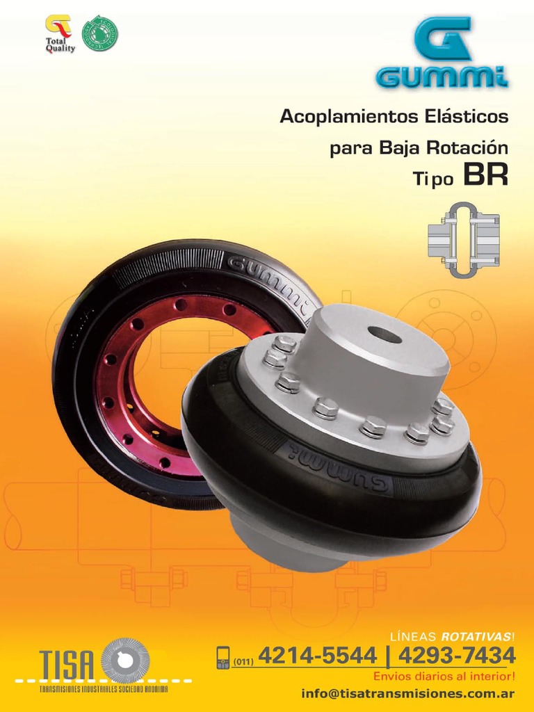 Acoplamientos Elásticos Tipo BR - GUMMI | PDF