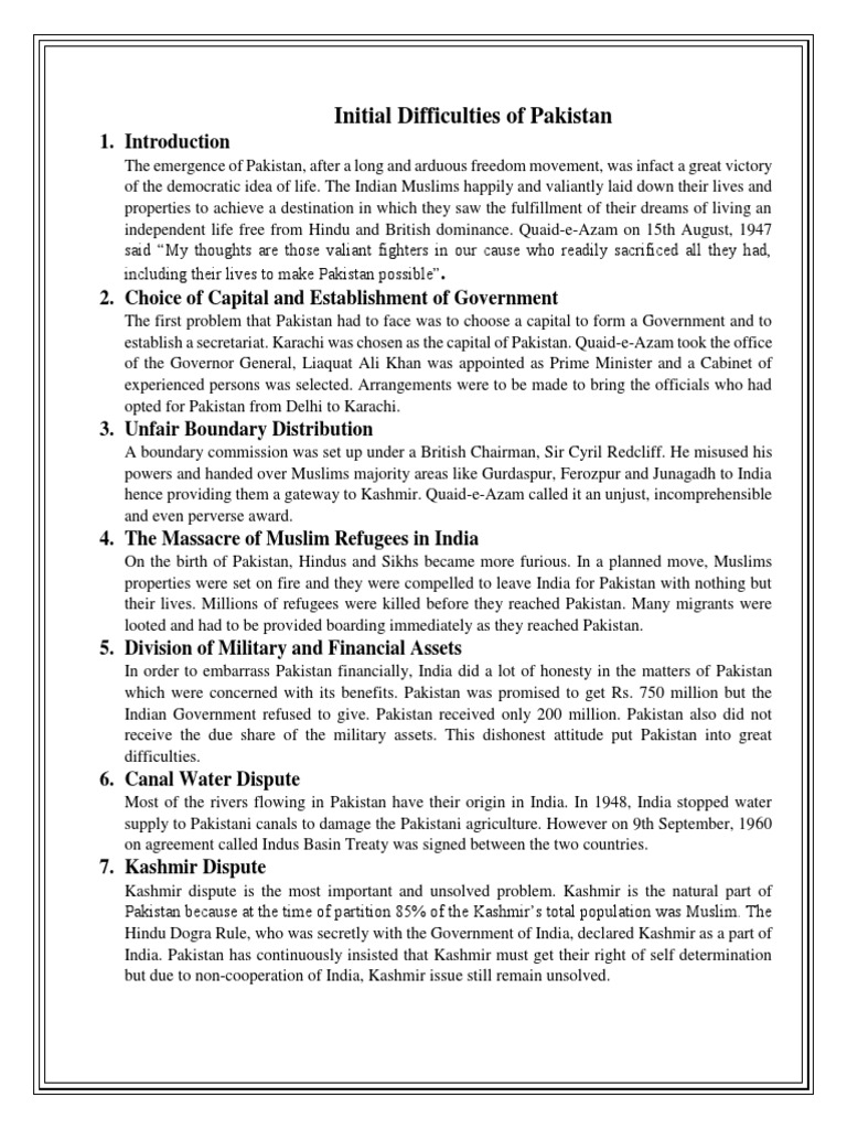 Pak Study | PDF | Muhammad Ali Jinnah | Pakistan