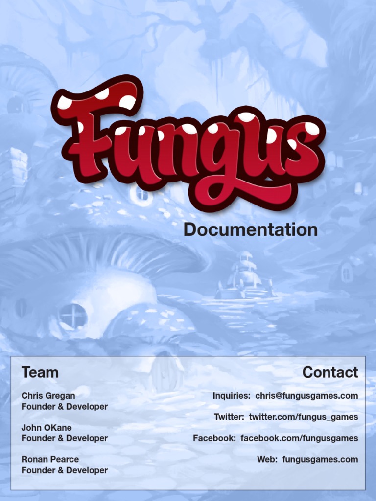 Fungus Documentation | PDF | Menu (Computing) | Button (Computing)
