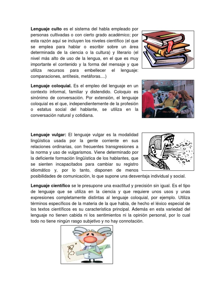 Lenguaje Culto | PDF