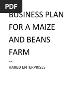 Maize Farming Proposal | PDF | Maize | Agriculture