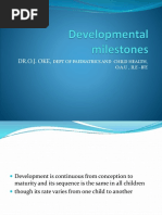 Bright Futures Developmental Milestones | PDF | Infants | Breastfeeding