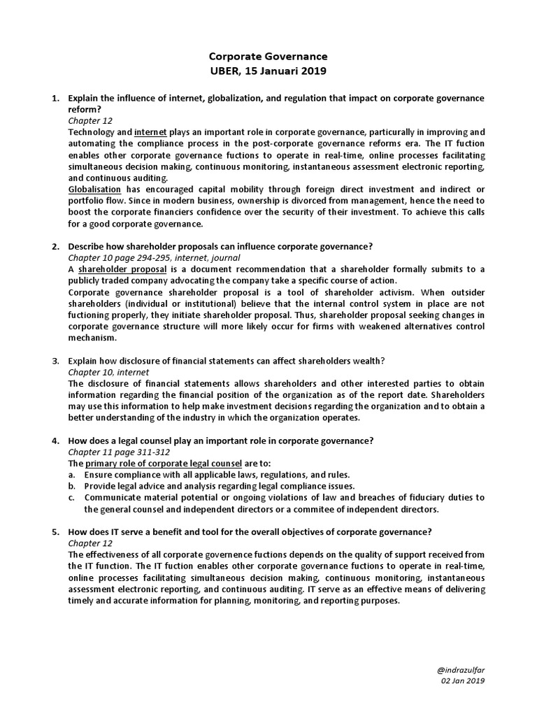 Corporate Governance Insights and Reforms | PDF | Corporate Governance ...