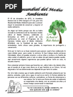 Lectura Del Medio Ambiente | PDF | Contaminación | Entorno natural