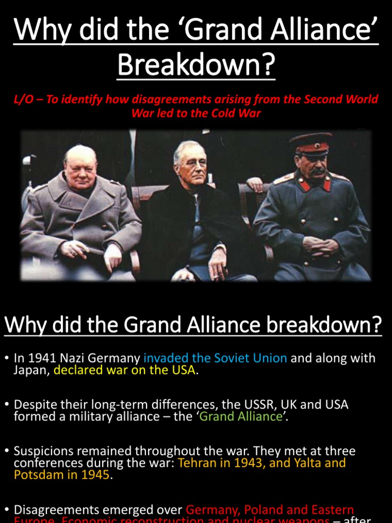 Breakdown of The Grand Alliance JCSKDCN Cjkncs Hijb CKSHDBQ | PDF ...