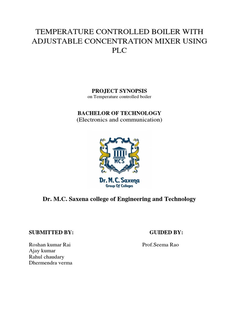 Control of Boiler Operation Using PLC - SCADA | PDF | Programmable ...