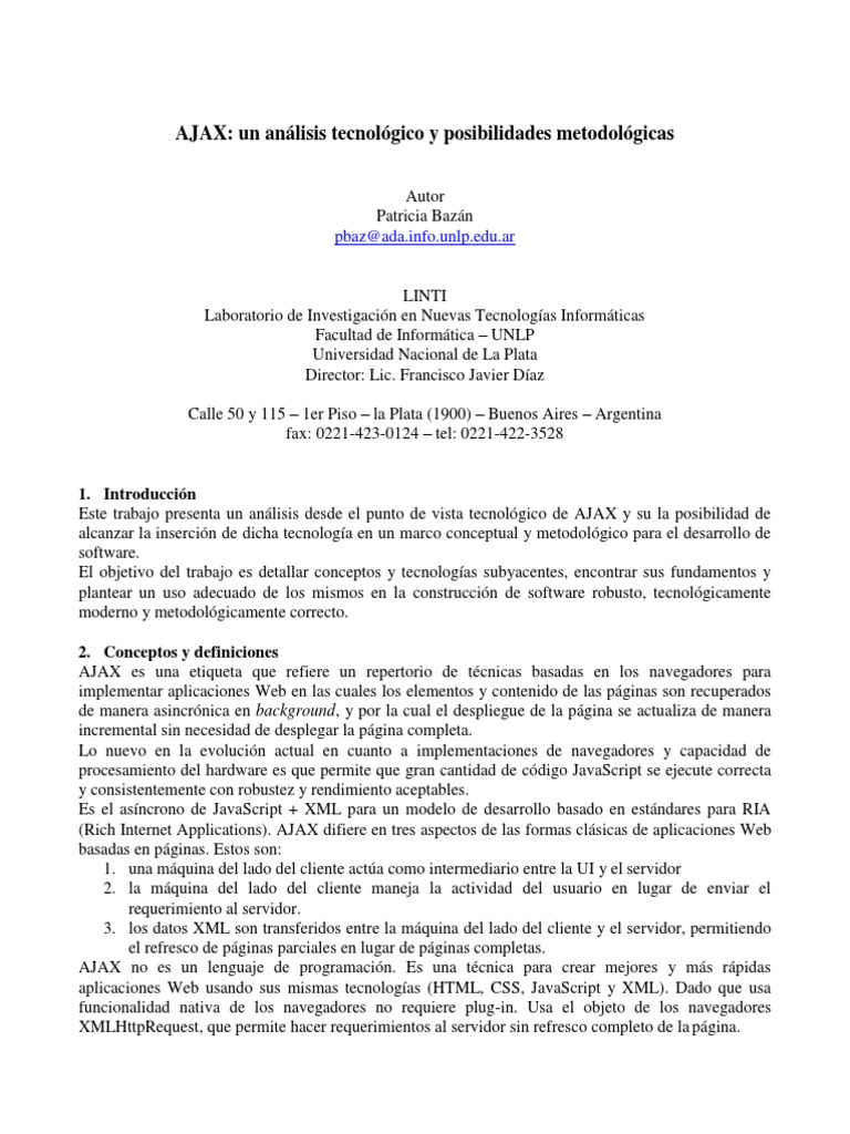 Seguridad en Ajax | PDF | Ajax (Programación) | Aplicación web