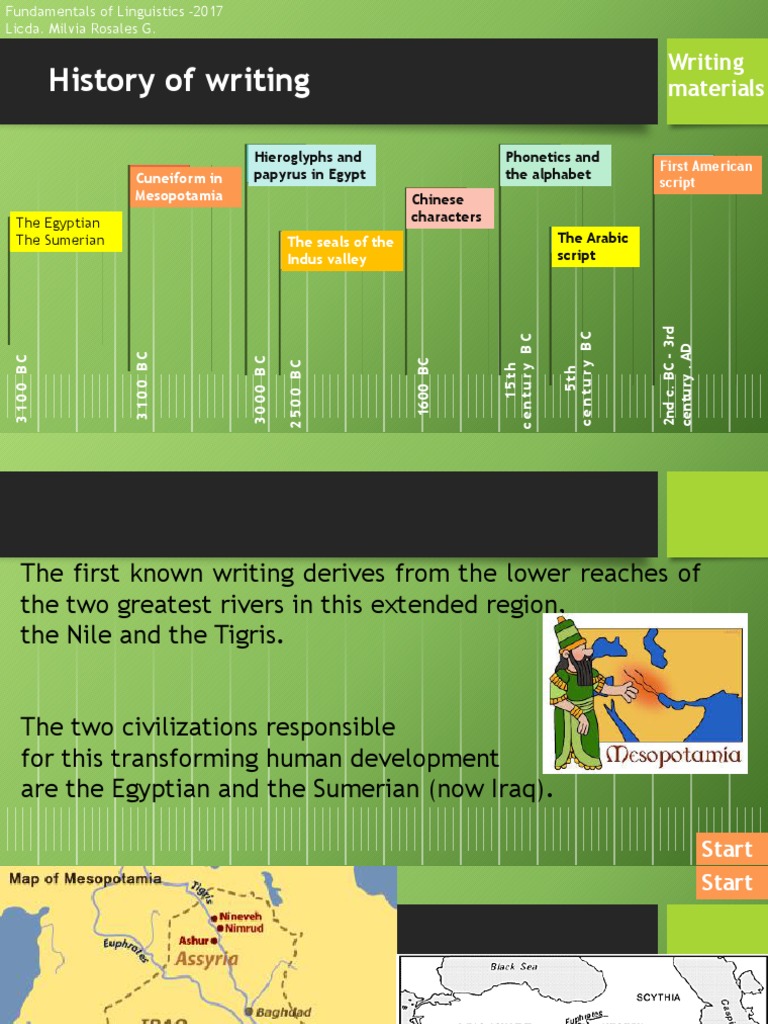 5-History of Writing | PDF | Writing | Cuneiform