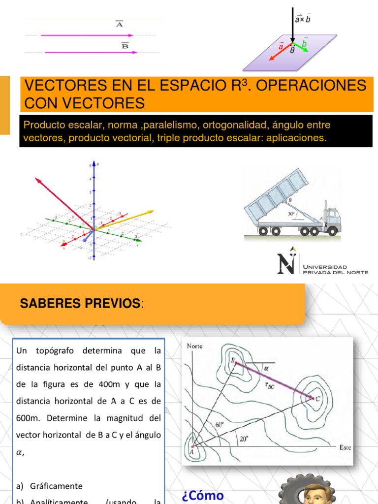 Vectores en El Espacio. | PDF | Vector Euclidiano | Norma (Matemáticas)