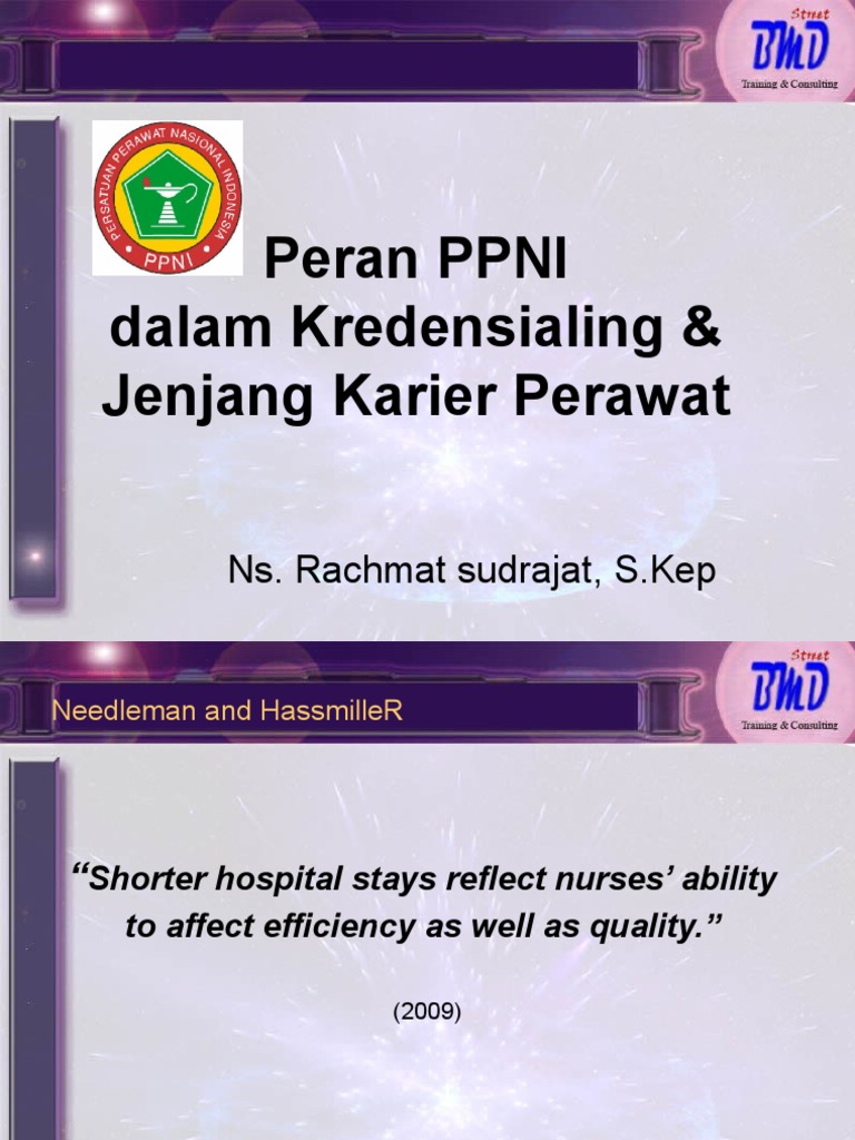 Peran KREDENSIAL & Karier PPNI (Rev) | PDF