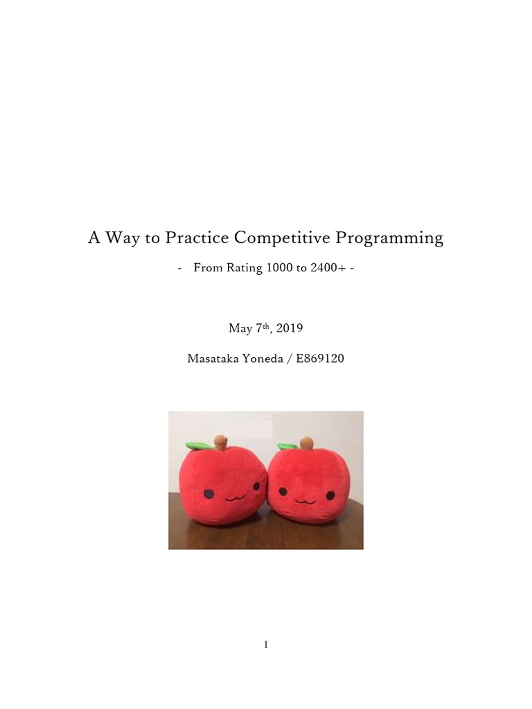 (Tutorial) A Way To Practice Competitive Programming | Download Free ...