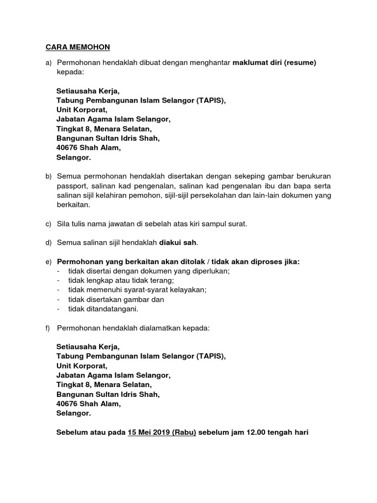 Garis Panduan Permohonan PPT Gred N29 | PDF