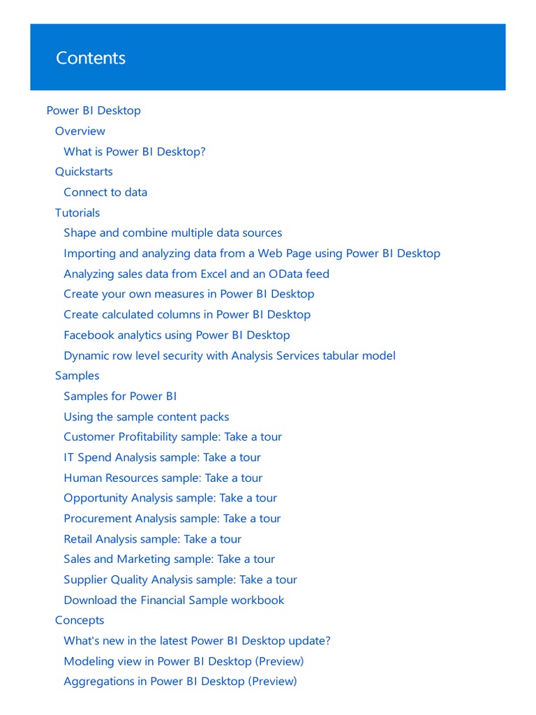 PowerBI PDF | PDF | Business Intelligence | Microsoft Excel