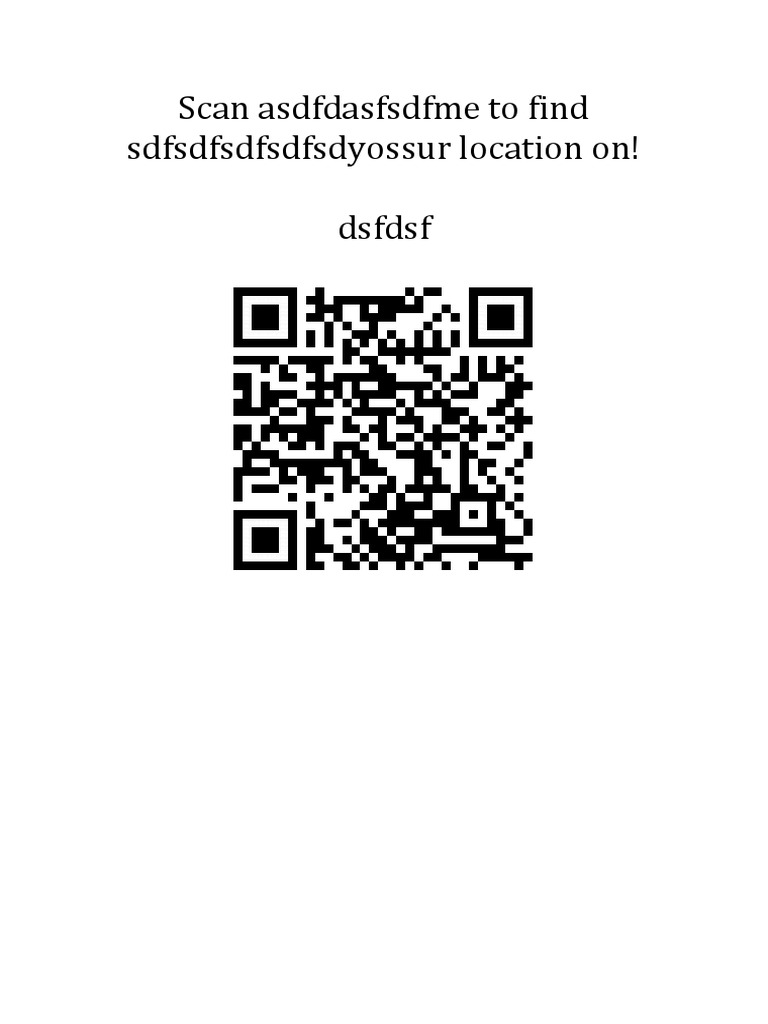 Scan Asdfdasfsdfme To Find Sdfsdfsdfsdfsdyossur Location On! DSFDSF | PDF