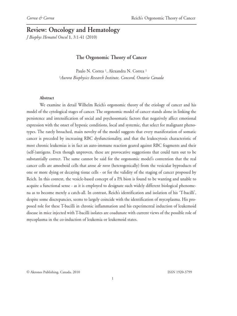 Cancer Biotherapy | PDF | Mycoplasma | Red Blood Cell