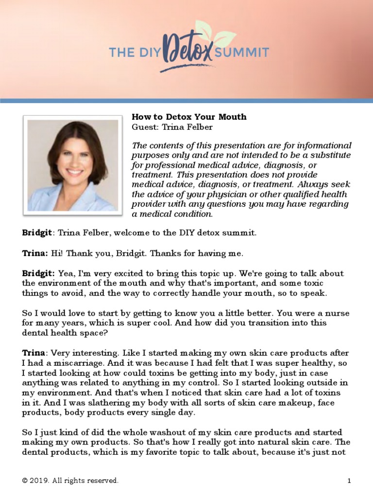 Trina Felber | PDF | Human Tooth | Tooth Enamel