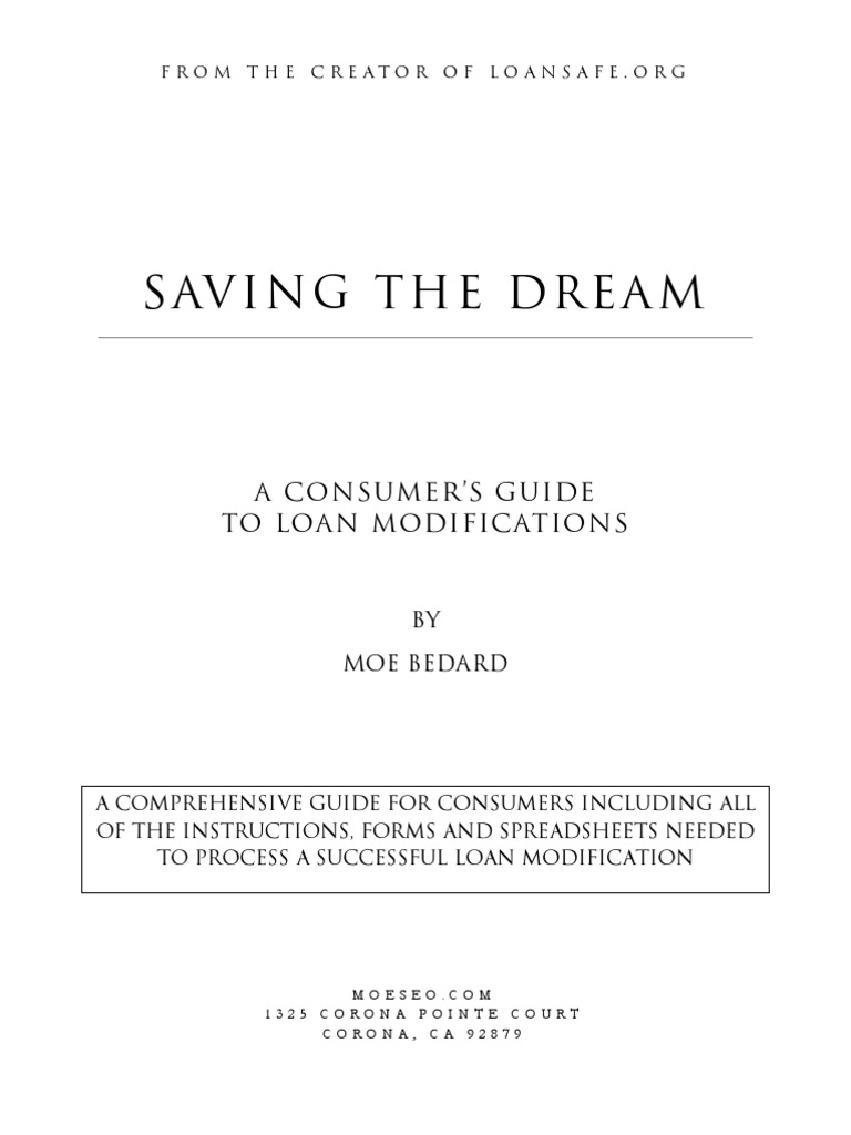 A Comprehensive Guide to Successful Loan Modifications: Instructions ...