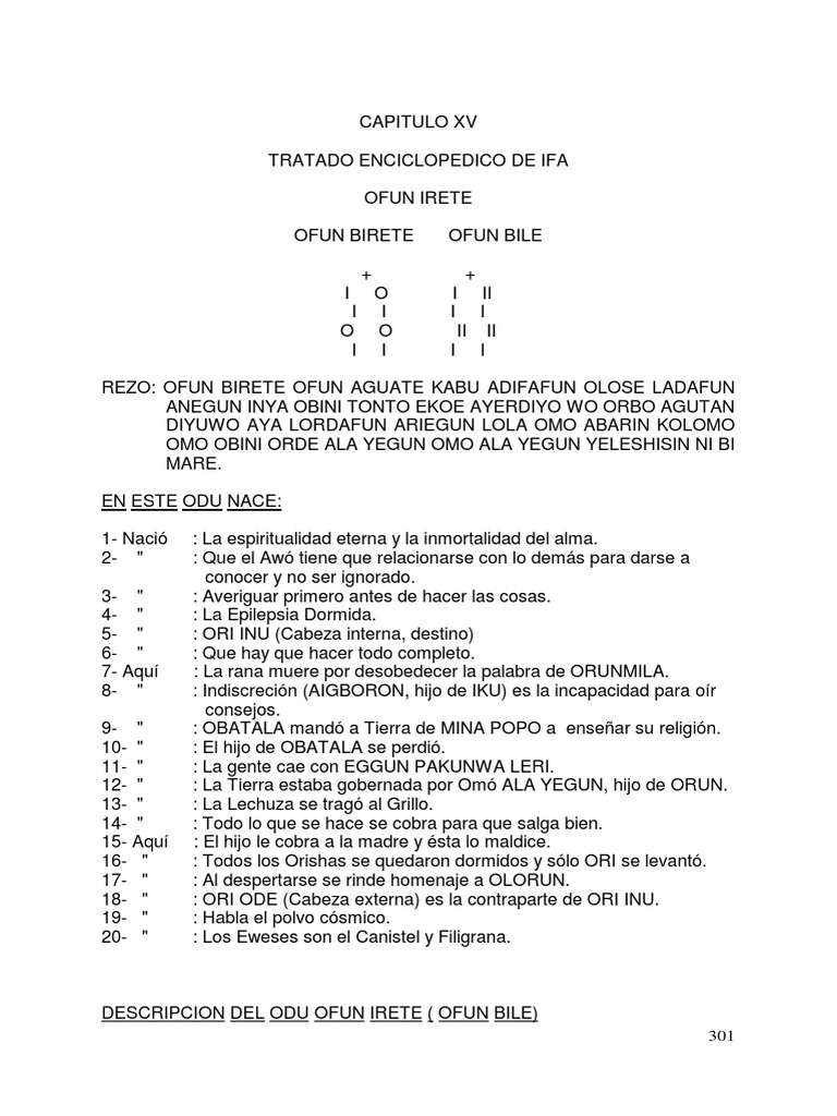 Ofun Bile | PDF | Santeria | Religión y creencia