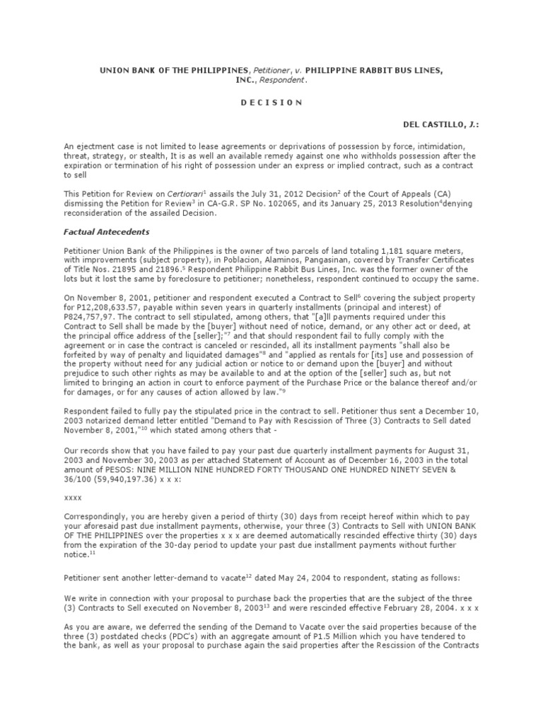 Compiled Jurisprudence Re Ejectment Suit | PDF | Eviction | Lawsuit