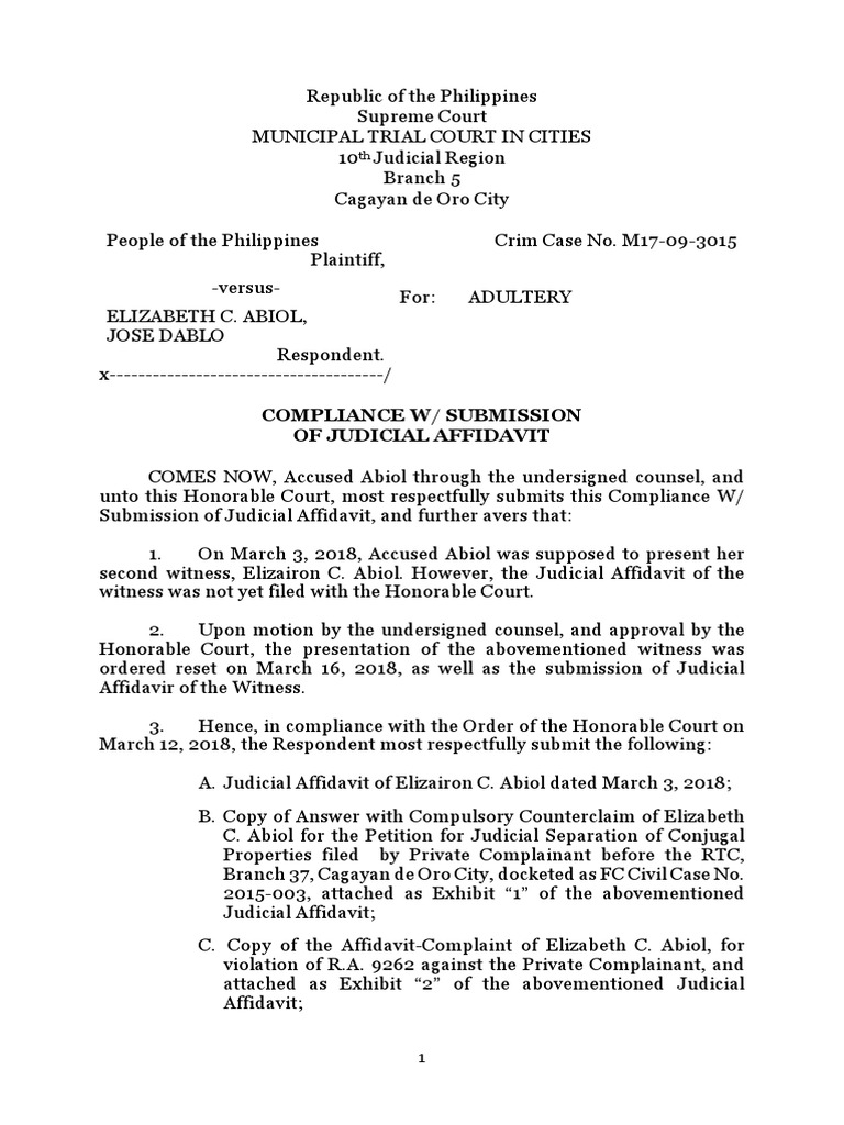 Abiol Compliance | PDF | Legal Procedure | Virtue